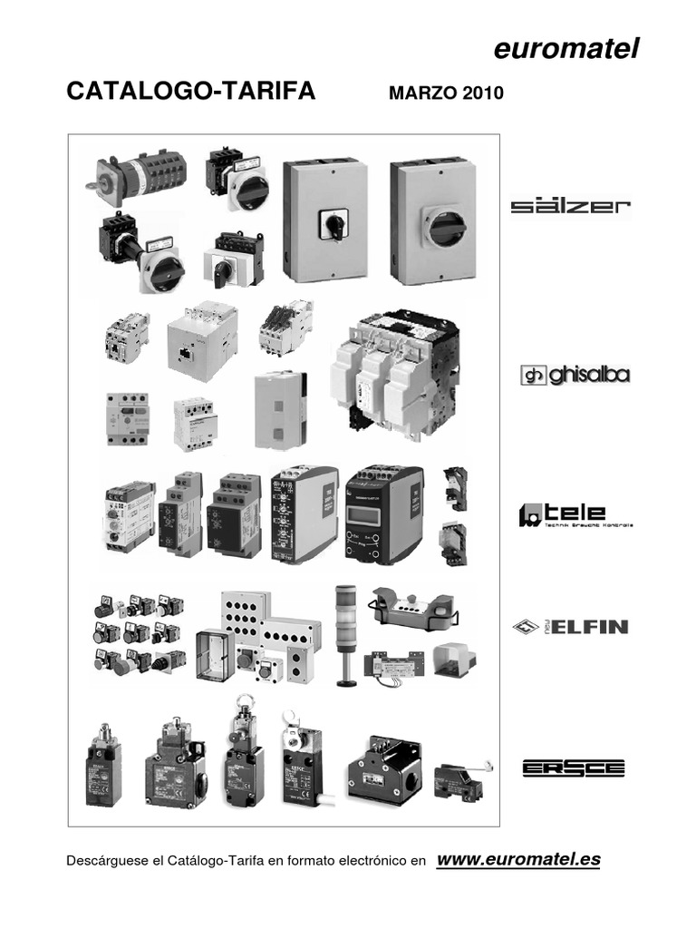 Catalogo ELEMENTOS DE MANDO Y CONTROL.pdf | Ingeniería de la Energía ...