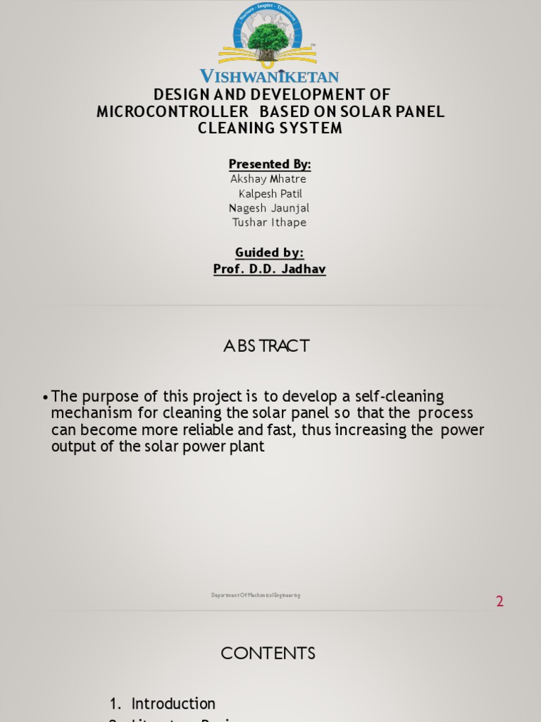 Nagesh Solar Panel Project Final | PDF | Photovoltaic System | Solar Panel