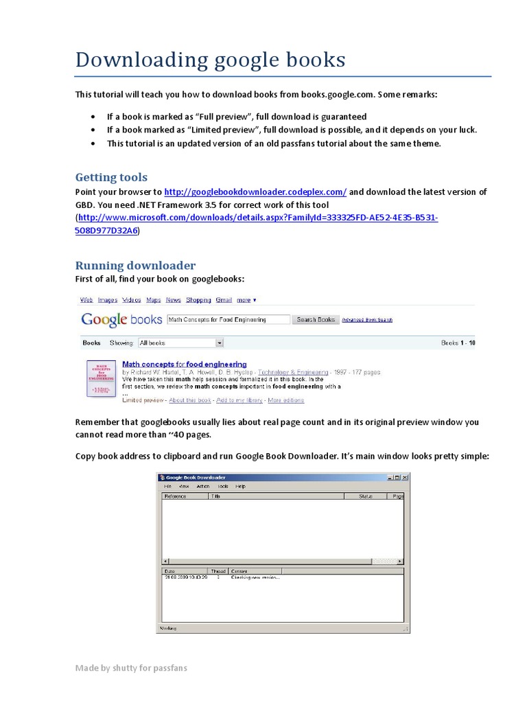 Downloading Google Books PDF | Download Free PDF | Proxy Server | Google Books