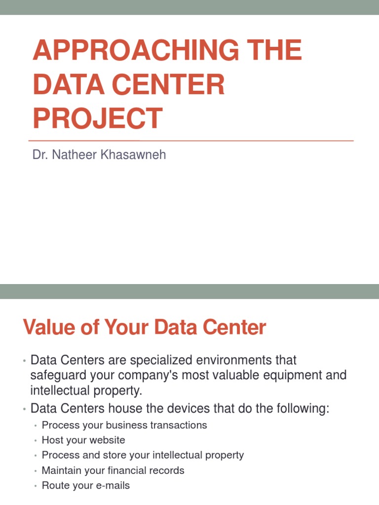A Guide to Designing and Managing a Highly Effective Data Center | PDF ...
