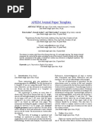 IEEE - Paper Presentation Template | PDF | Bracket | Note (Typography)