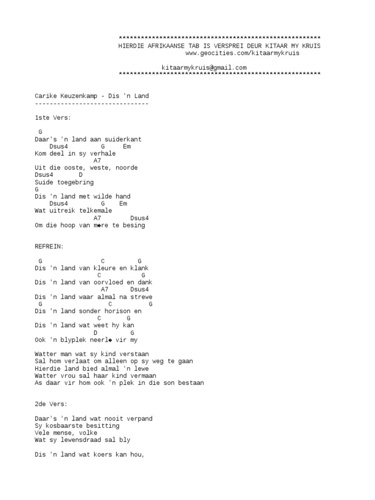 Carike Keuzenkamp Dis N Land | PDF