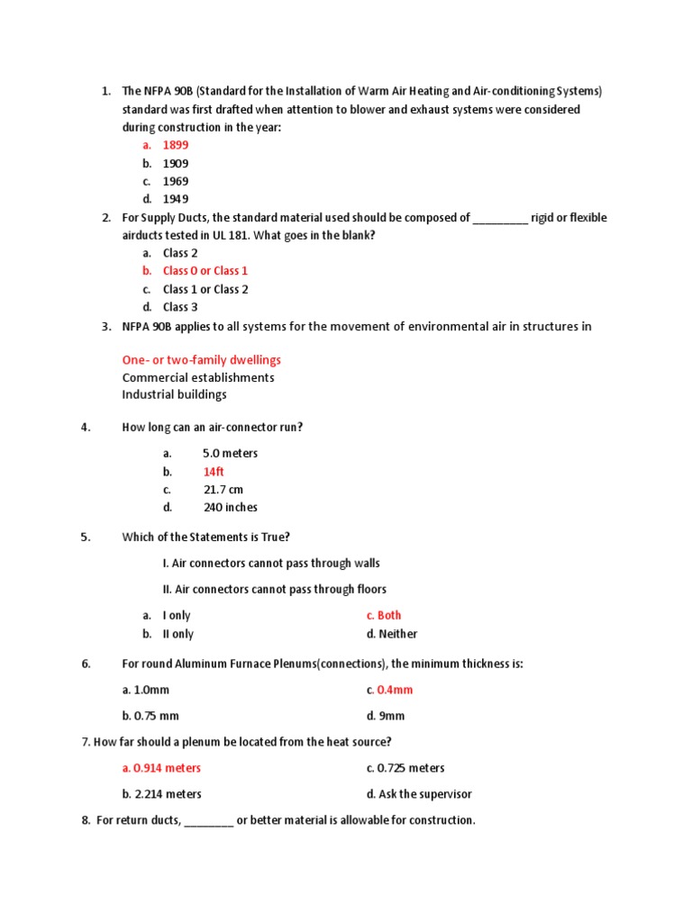 NFPA 90B Warm Air Heating and Air Conditioning Systems Standard: A ...