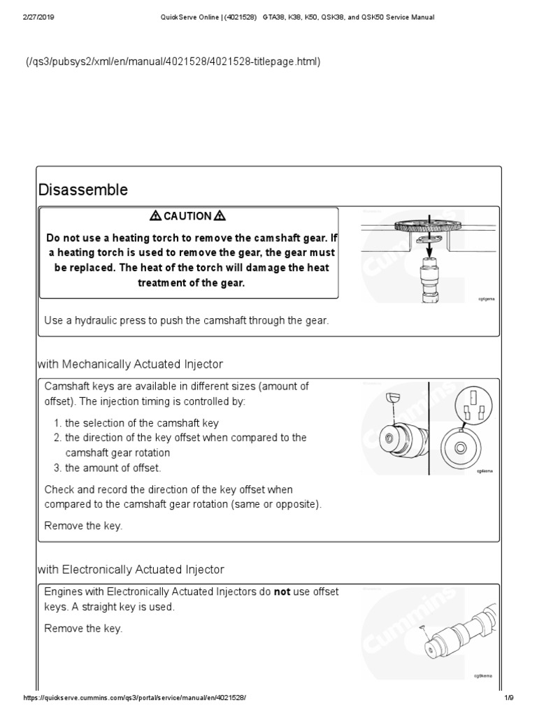 QuickServe Online - (4021528) GTA38, K38, K50, QSK38, and QSK50 Service ...