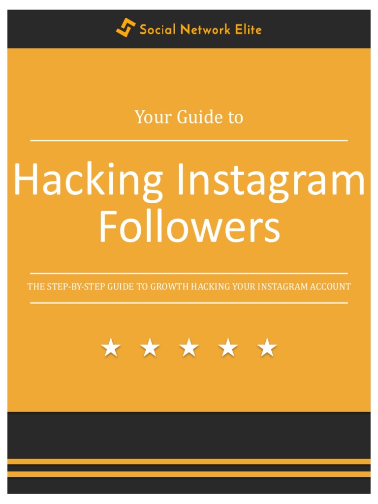 How To Hack Instagram Followers Ebook 2017 PDF | PDF | Hashtag ...