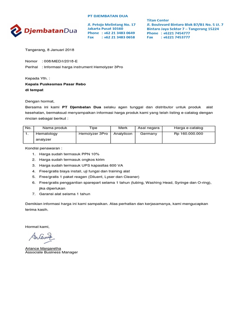 Harga Hemolyzer 3Pro untuk Puskesmas | PDF | Pengembangan Diri