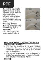 Toilet Etiquette Guidelines Poster | PDF
