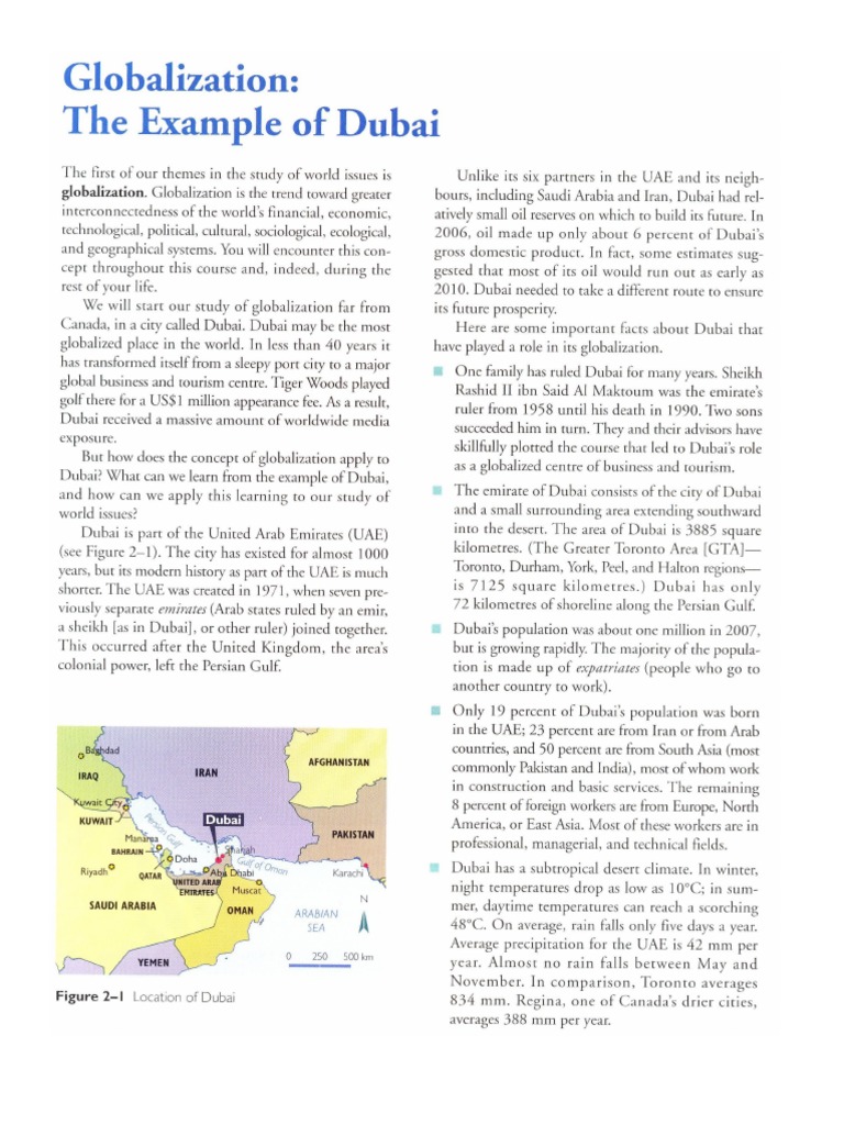Case Study - Dubai - Questions | PDF | Dubai | Economies