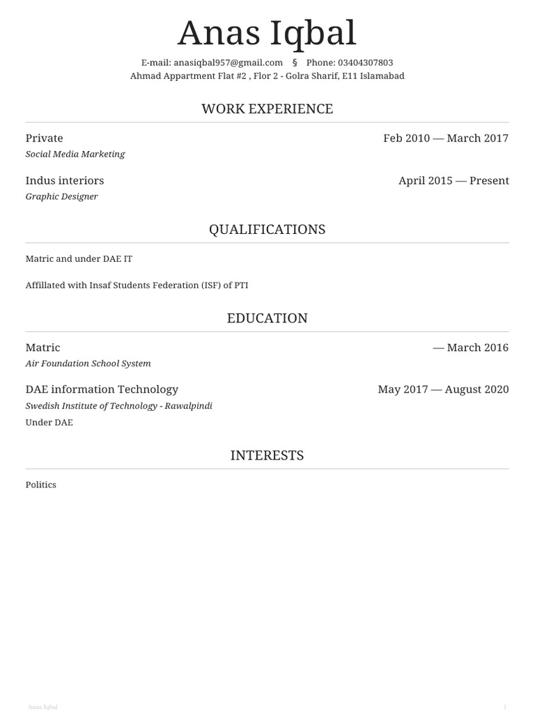 My CV PDF | PDF