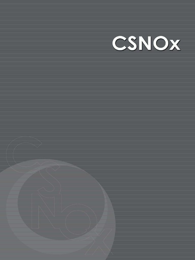 CSNOx PDF | PDF
