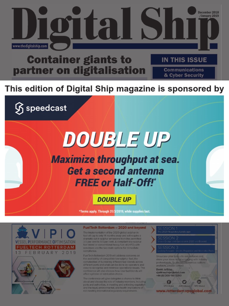 Container Shipping Digital Push | PDF | Telecommunications ...