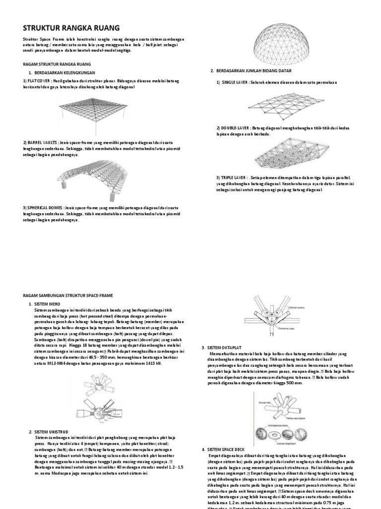 Struktur Rangka Ruang | PDF