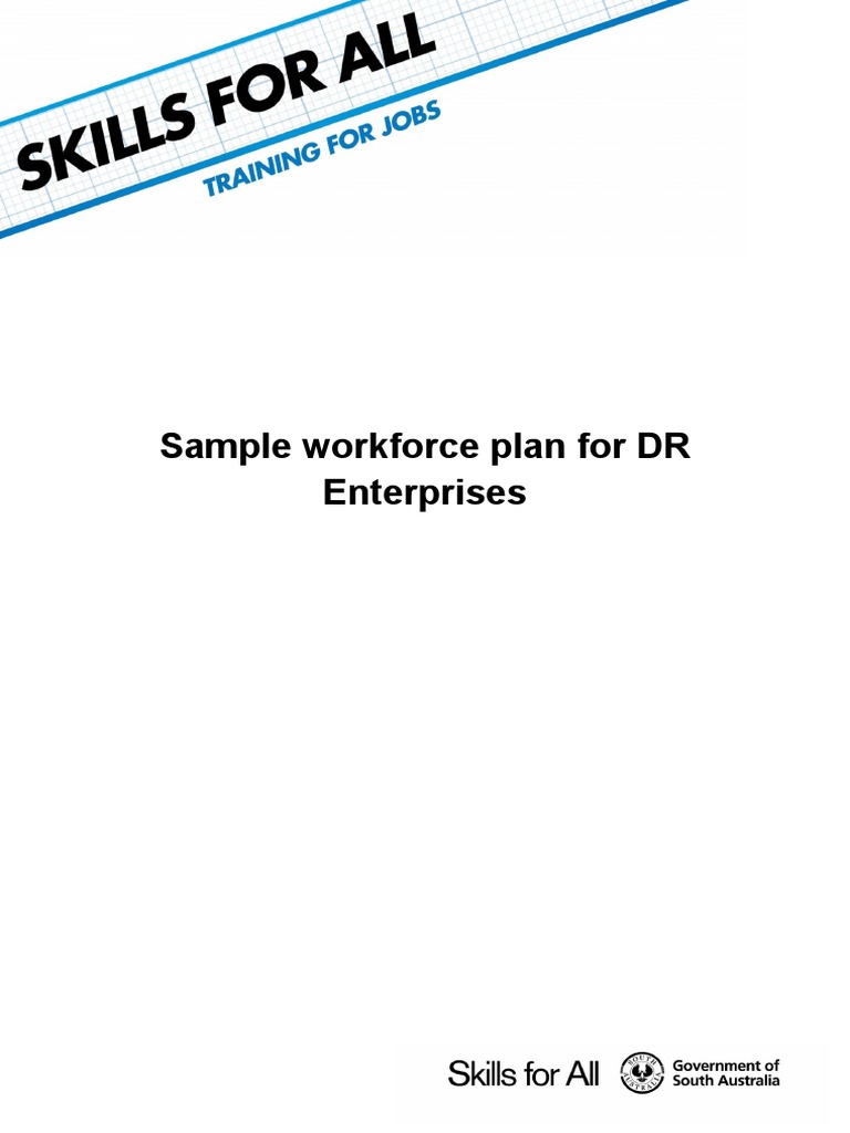 Sample Workforce Plan For DR Enterprises | PDF | Competence (Human ...