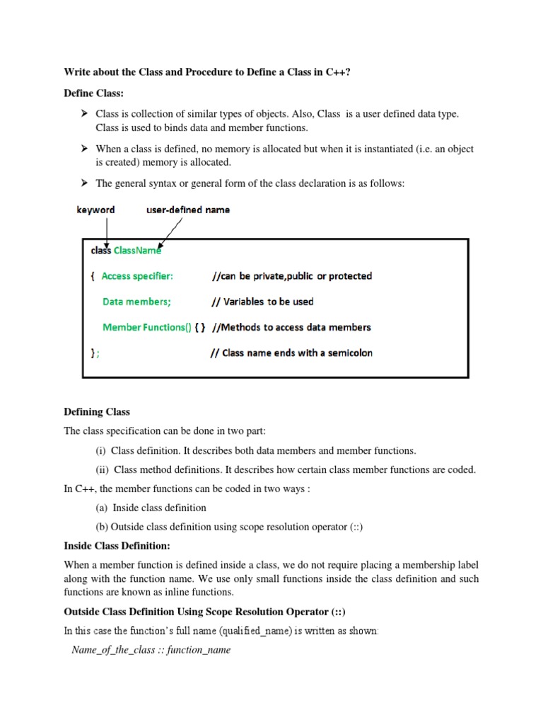 C++ Nelson Notes Unit 3 | PDF | Constructor (Object Oriented ... C++ Nelson Notes Unit 3 | PDF | Constructor (Object Oriented ...