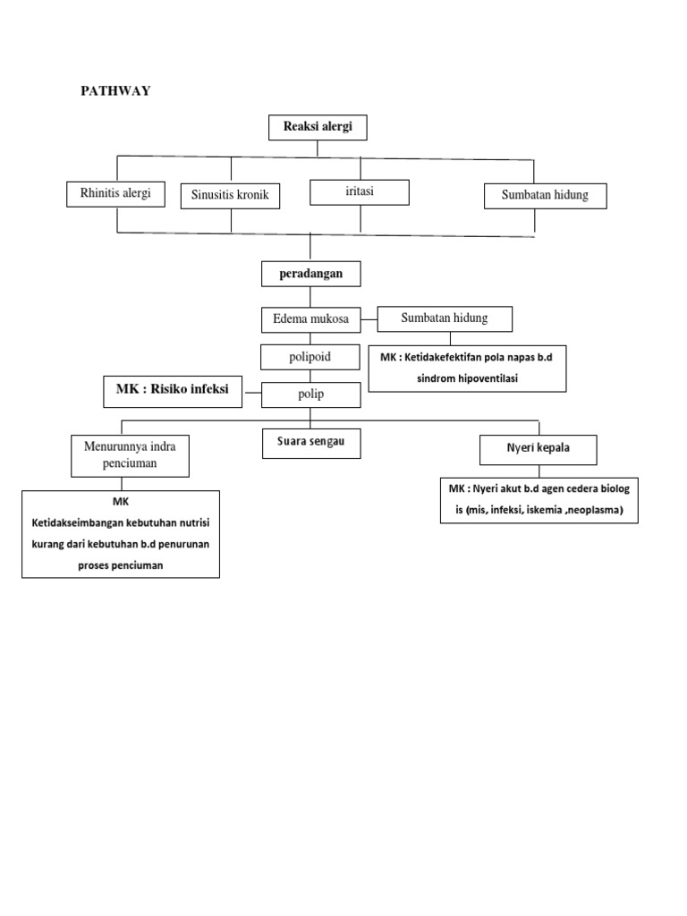 Pathway Polip Nasal | PDF
