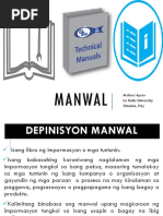 Pagsulat NG Manwal | PDF