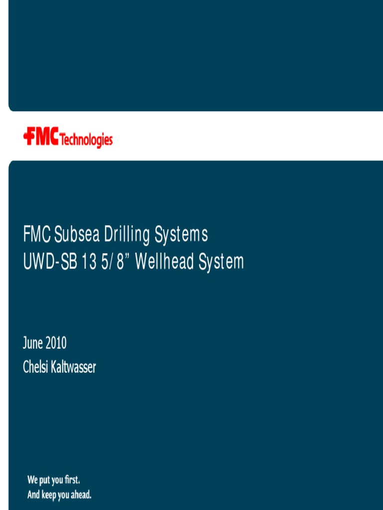 FMC Subsea Drilling Systems: 13 5/8” Wellhead System | PDF | Casing (Borehole) | Pipe (Fluid ...