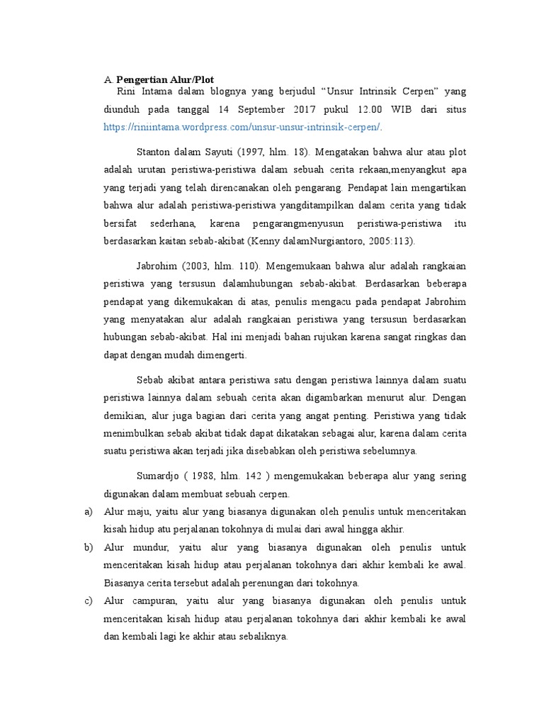 Teori Alur | PDF