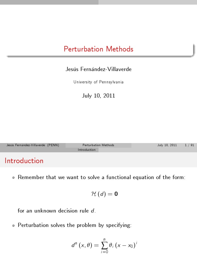 Chapter 2 Pertubation PDF | PDF | Perturbation Theory | Power Series