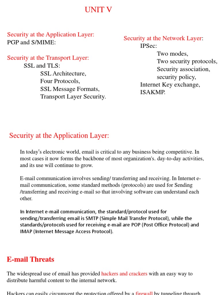 Unit 5 CNS | PDF | Transport Layer Security | Cryptography