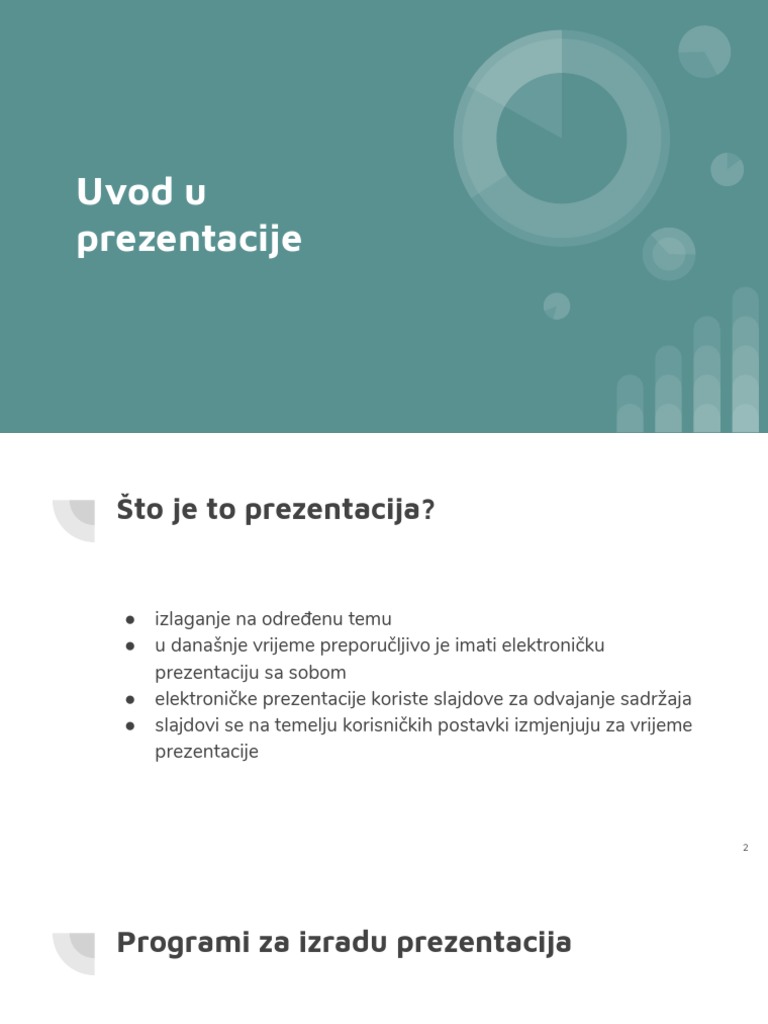 Uvod U Prezentacije | PDF