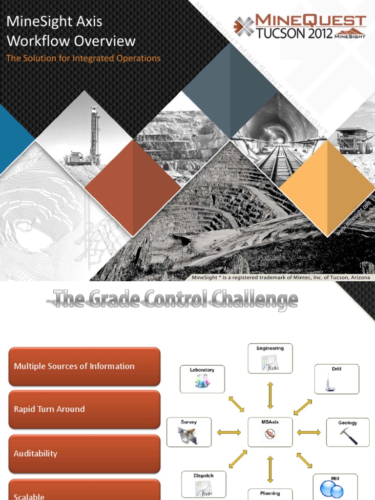 Minesight Axis Workflow Overview: The Solution For Integrated Operations | PDF | Information ...