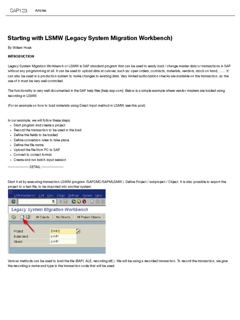 LSMW Master Data | PDF | Software Engineering | Computing