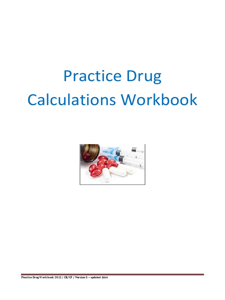 Drug Calculation | PDF | Intravenous Therapy | Mole (Unit)