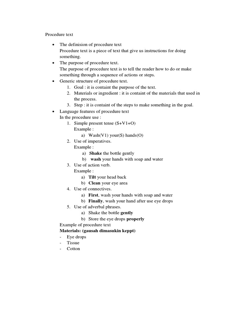 Procedure Text | PDF | Infection | Syntax