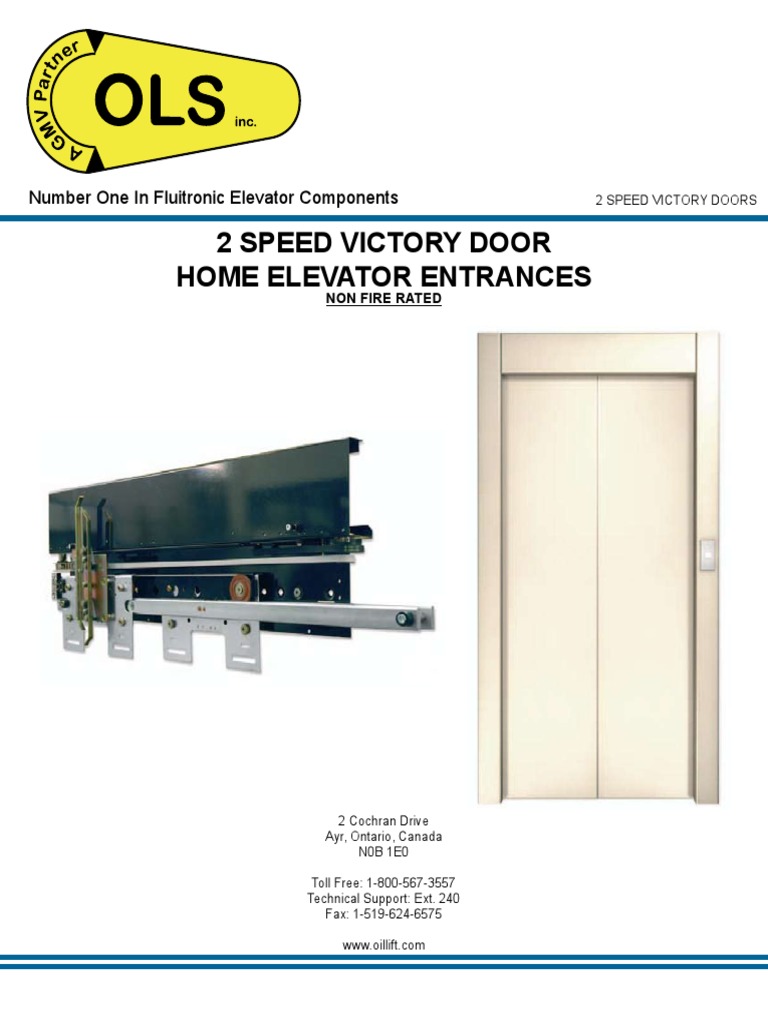 Manual Victory Doors | PDF | Drill | Screw