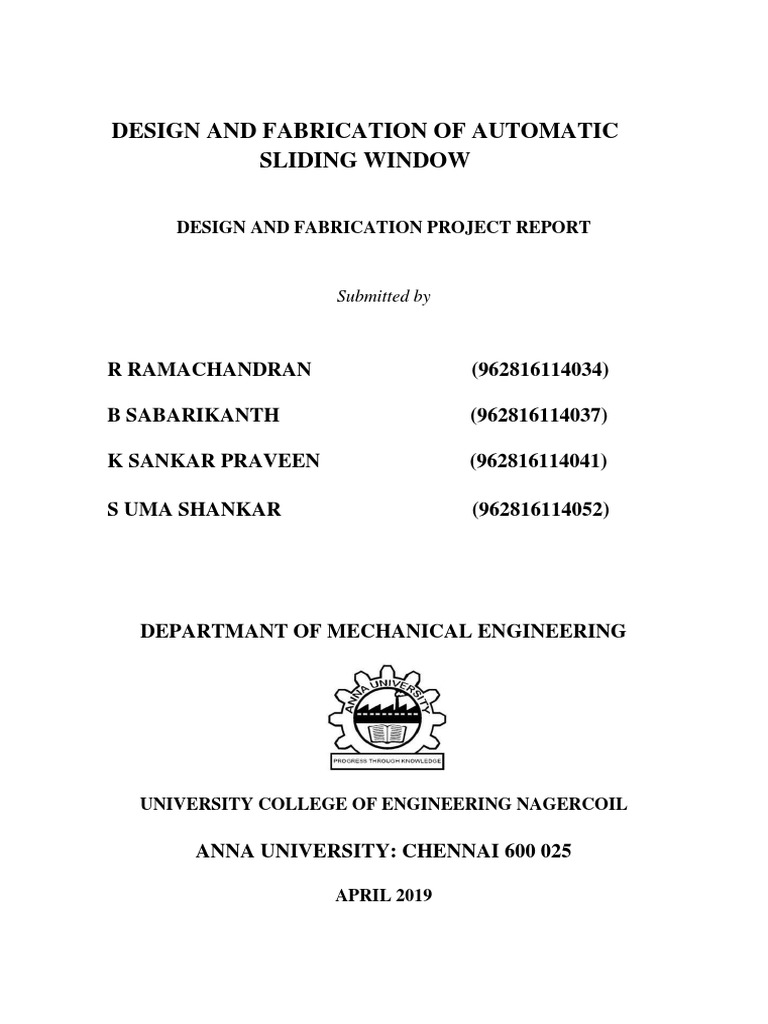 Mini Project Report | PDF | Gear | Mechanical Engineering