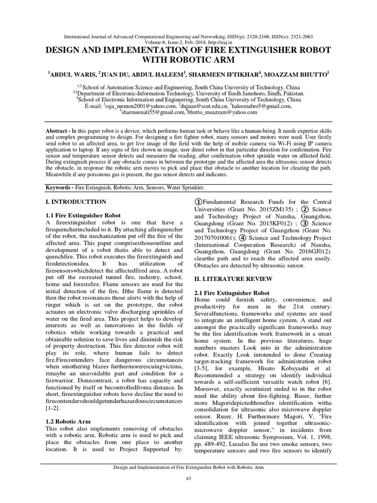 Proposal of Robot Thesis | PDF | Robotics | Robot