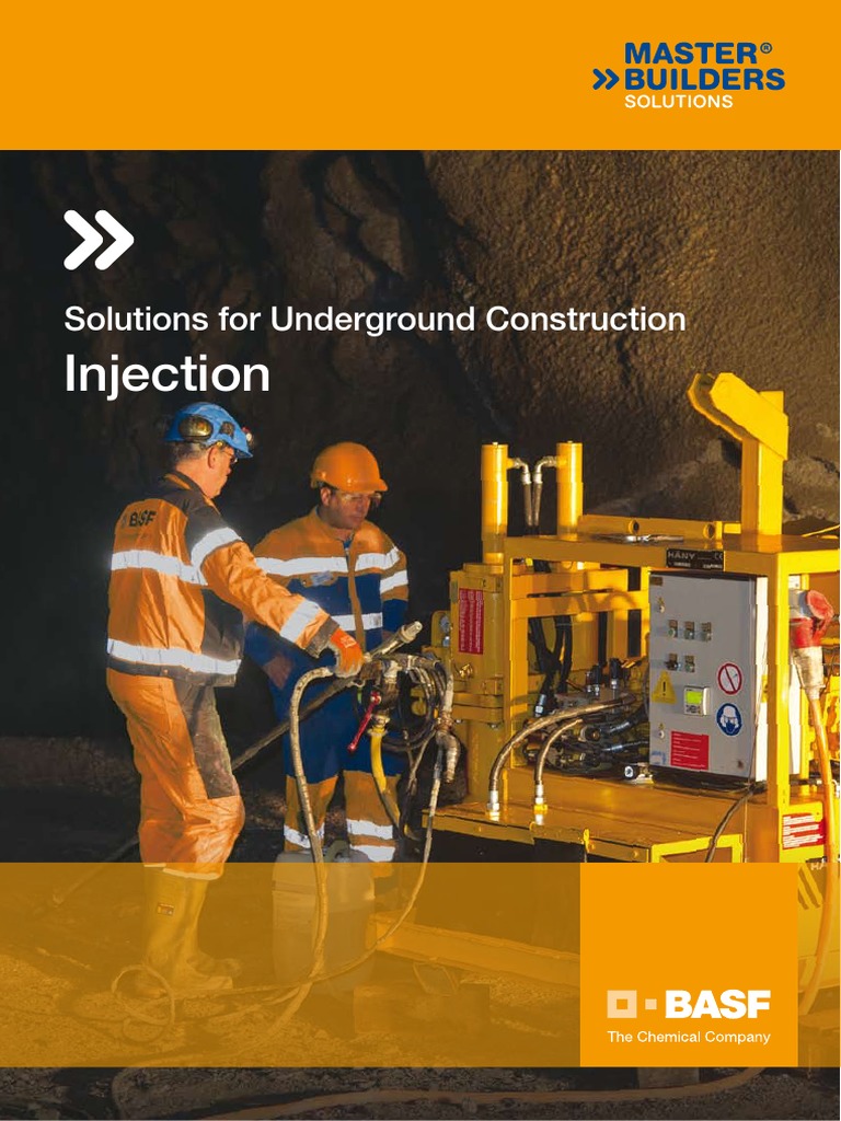 Injection: Solutions For Underground Construction | PDF | Silicon ...