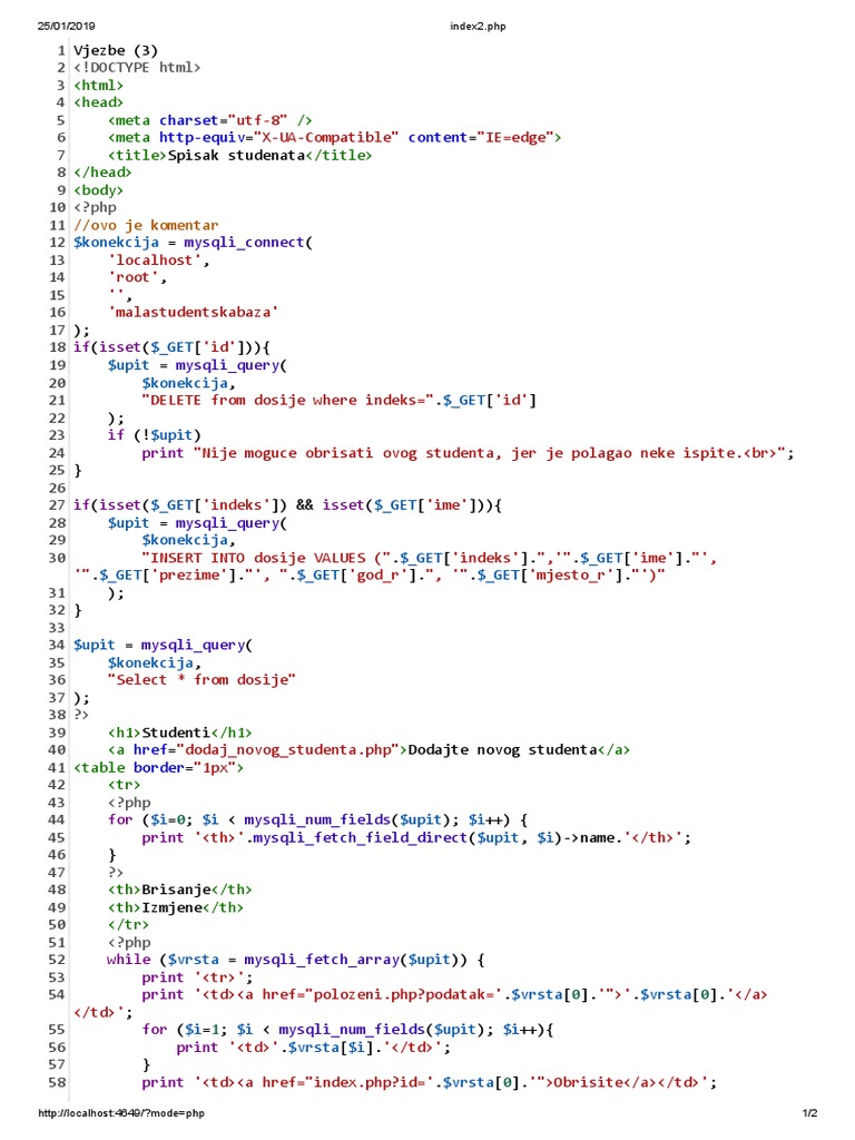 Zadatci IP | PDF | Hypertext | Computer Data