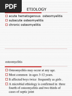 Osteomyelitis | PDF | Infection | Medicine