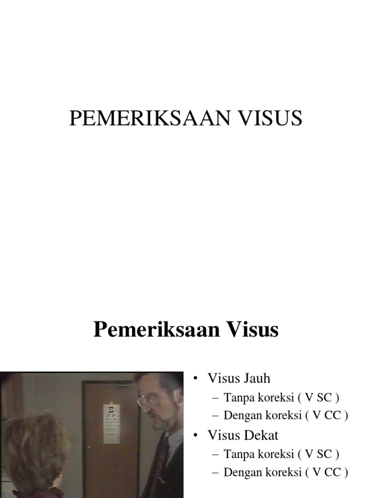 Pemeriksaan Visus | PDF