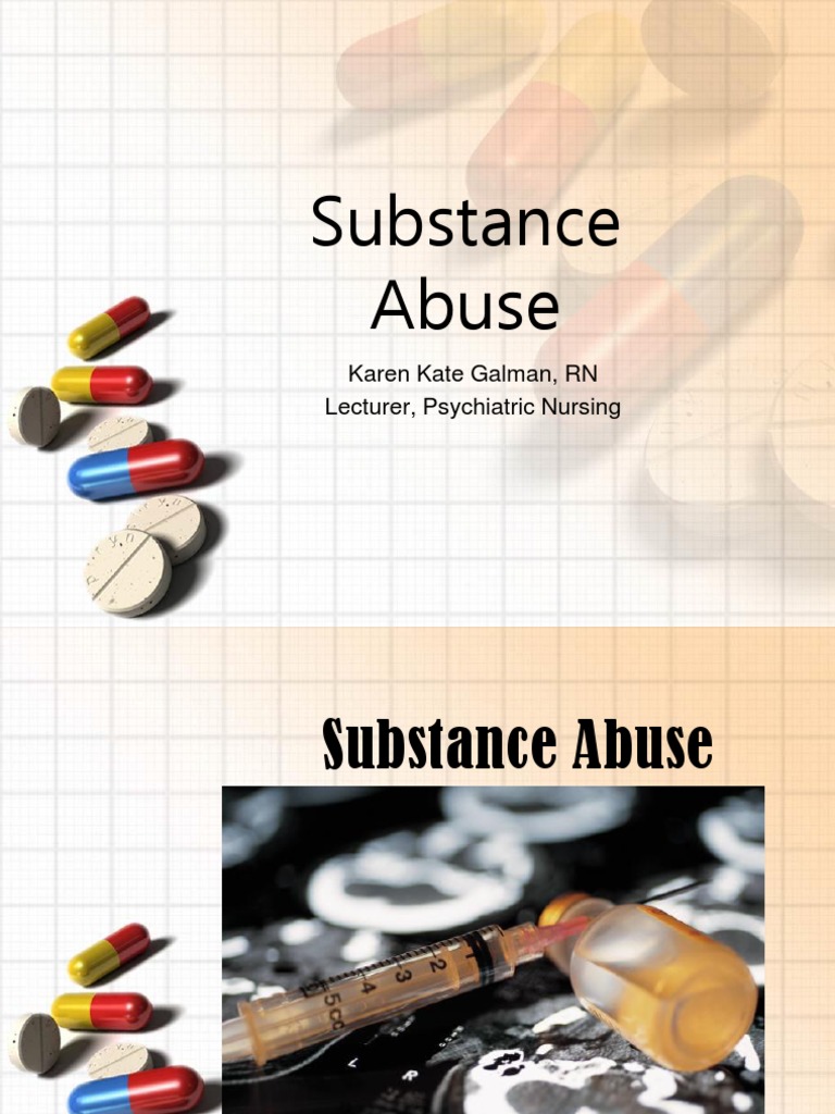 Substance Abuse | PDF | Methamphetamine | Substance Abuse