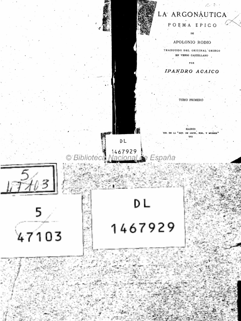 La Argonáutica - Apolonio de Rodas - FACSIMIL PDF | PDF | Jason ...