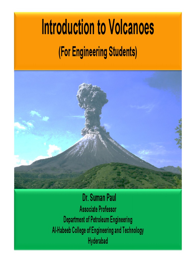 Introduction To Volcanoes | PDF | Magma | Volcano