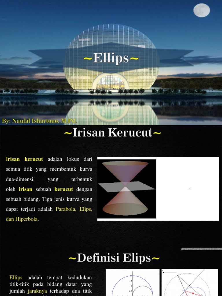 Geometri Analitik Bidang Materi Elips - PD | PDF