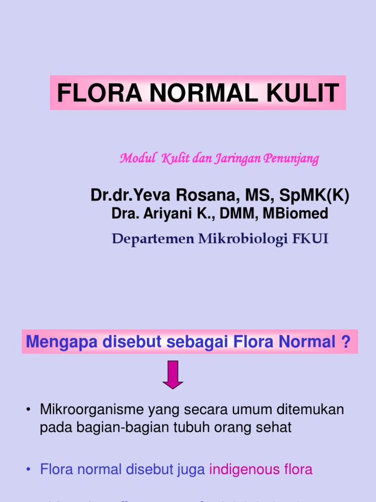 Flora Normal Kulit | PDF