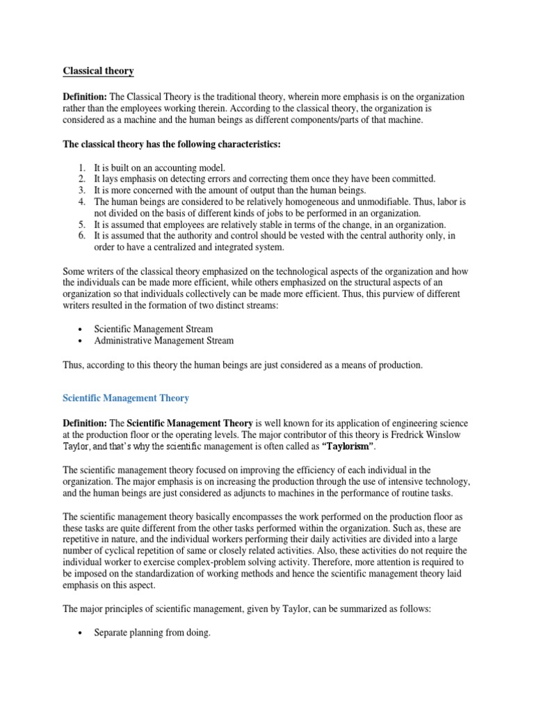 Organization Theory | PDF | Bureaucracy | Organizational Culture