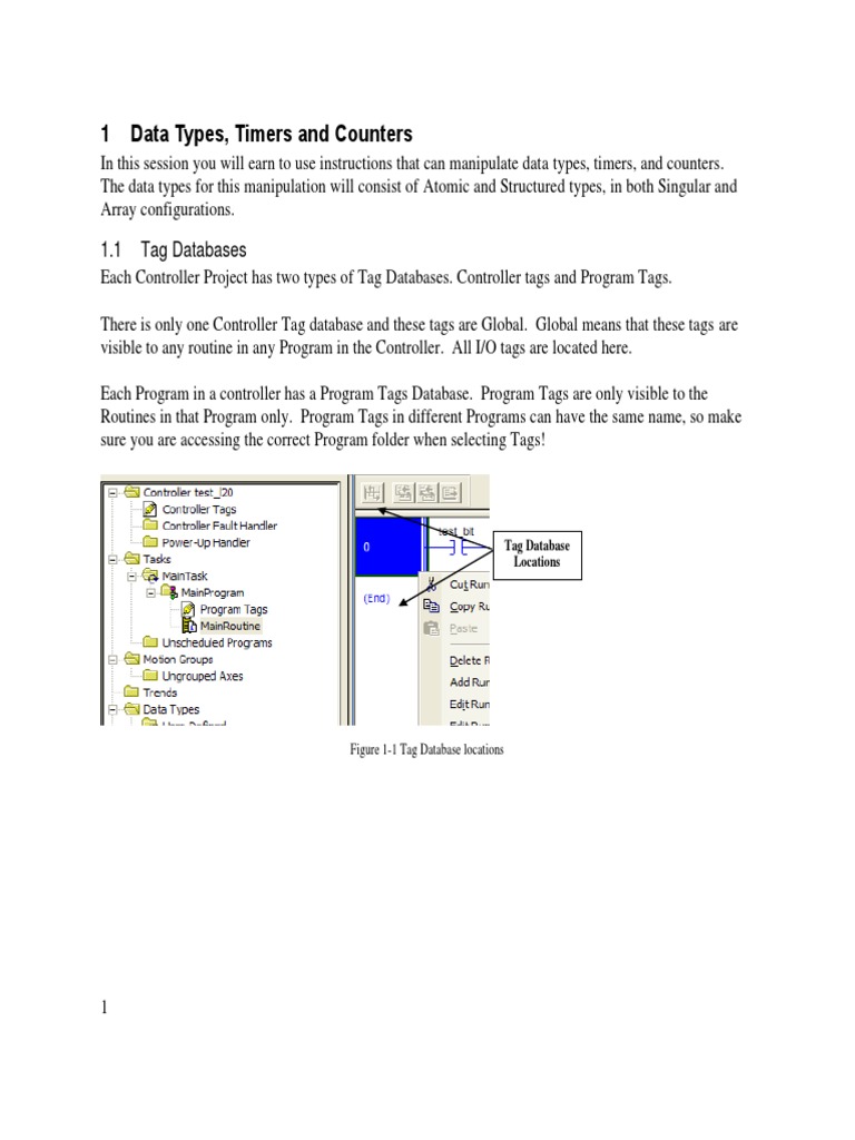 Data Types Timers and Counters | PDF