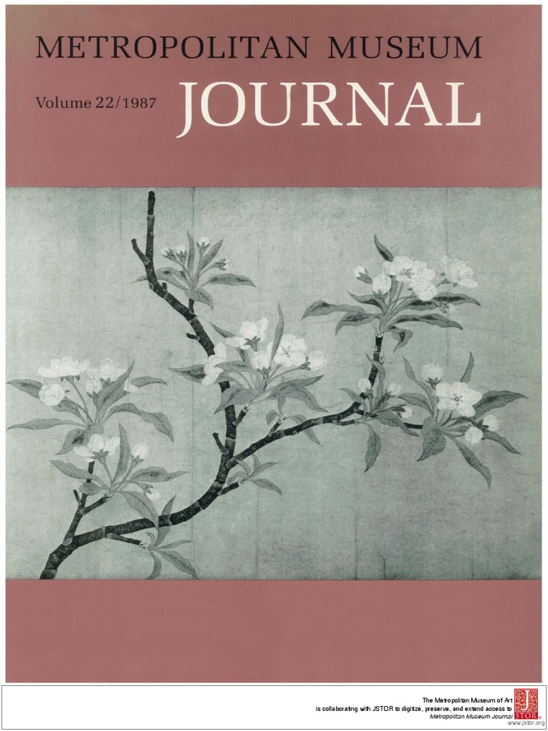 The Metropolitan Museum Journal V 22 1987 PDF | PDF