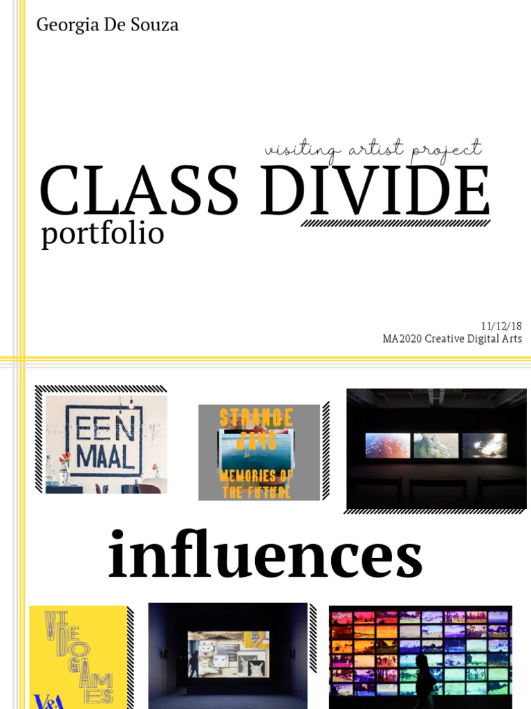Class Divide: Visiting Artist Project | PDF | Installation Art | Video ...