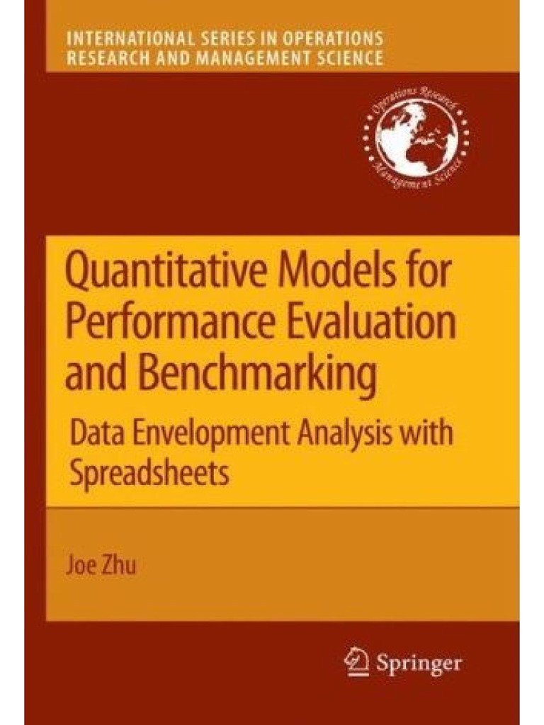 Zhu Joe - Quantitative Models For Performance Evaluation and Benchmarking. Data Envelopment ...