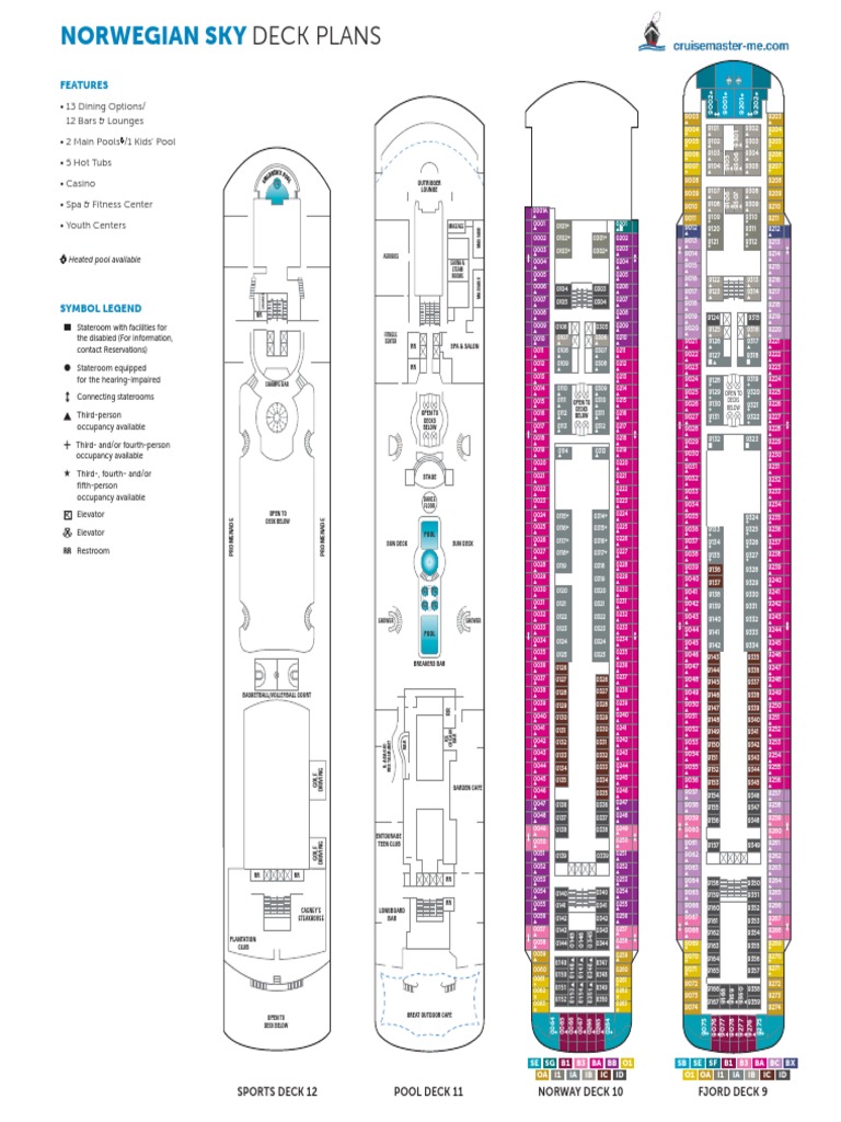 NCL Sky Deckplans PDF | PDF