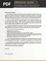 Cover Letter Siemens | PDF | Career & Growth