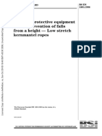 BS EN 358:2018 Fall Protection Standards | PDF | European Union | Knot