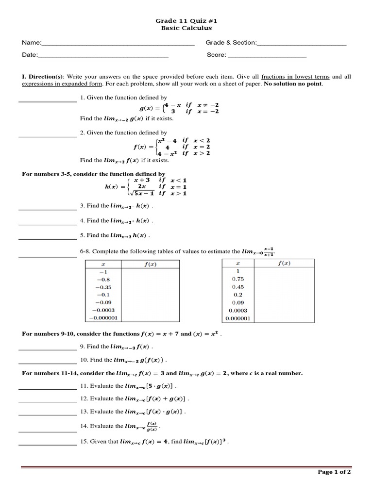 Basic Calculus | PDF | Function (Mathematics) | Calculus